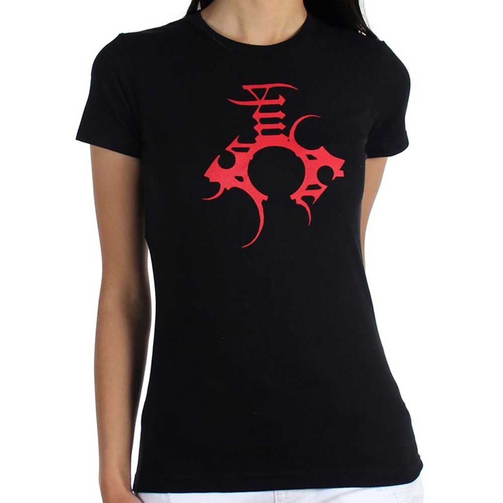 ENSLAVED - Official There Red Logo & Symbols / Back Print / T-Shirt